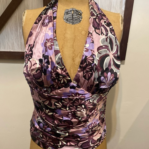 JS Collections | Tops | Is Collections Silk Halter Top | Poshmark